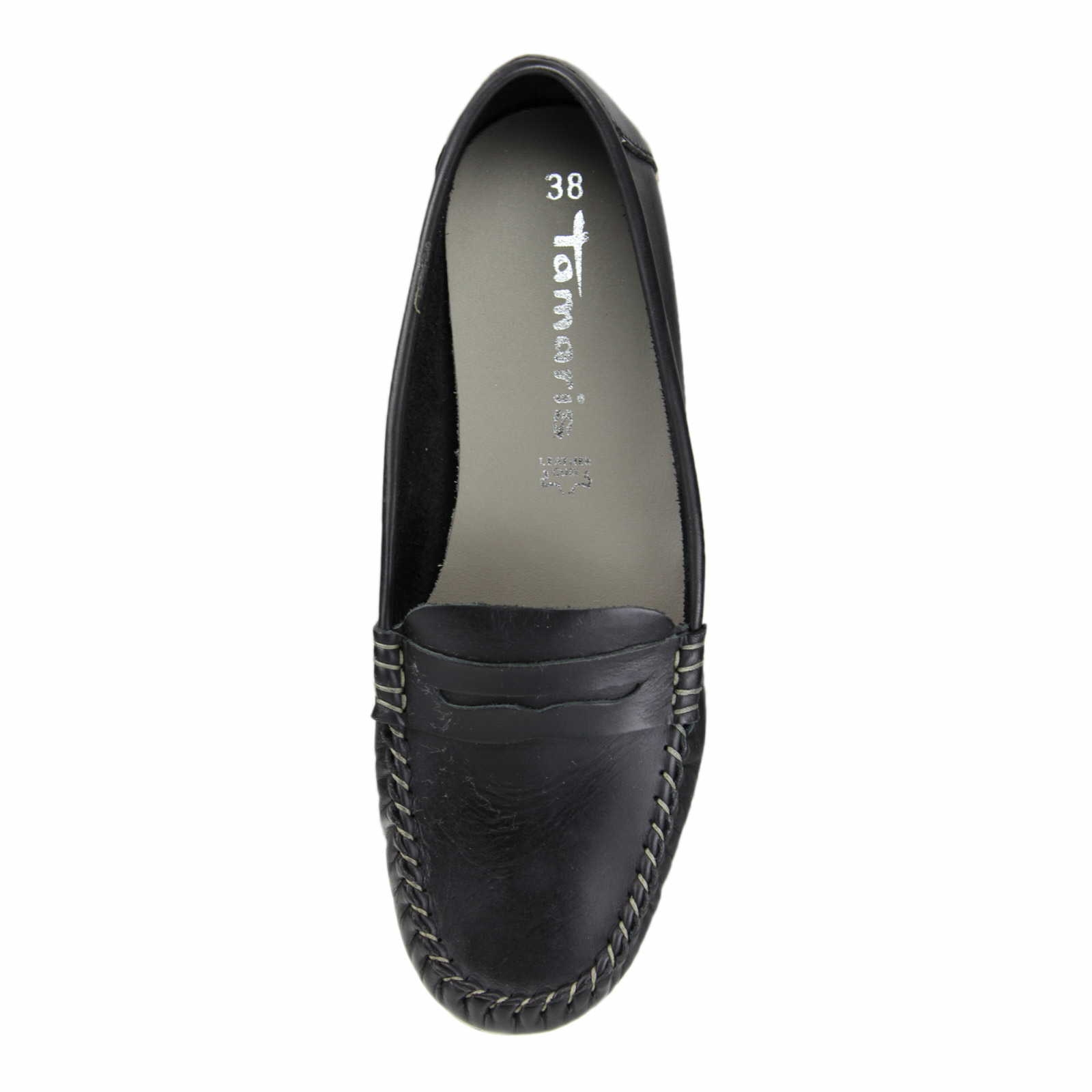 Tamaris Damen Mokassin schwarz für Damen in schwarz | Schuhparadies