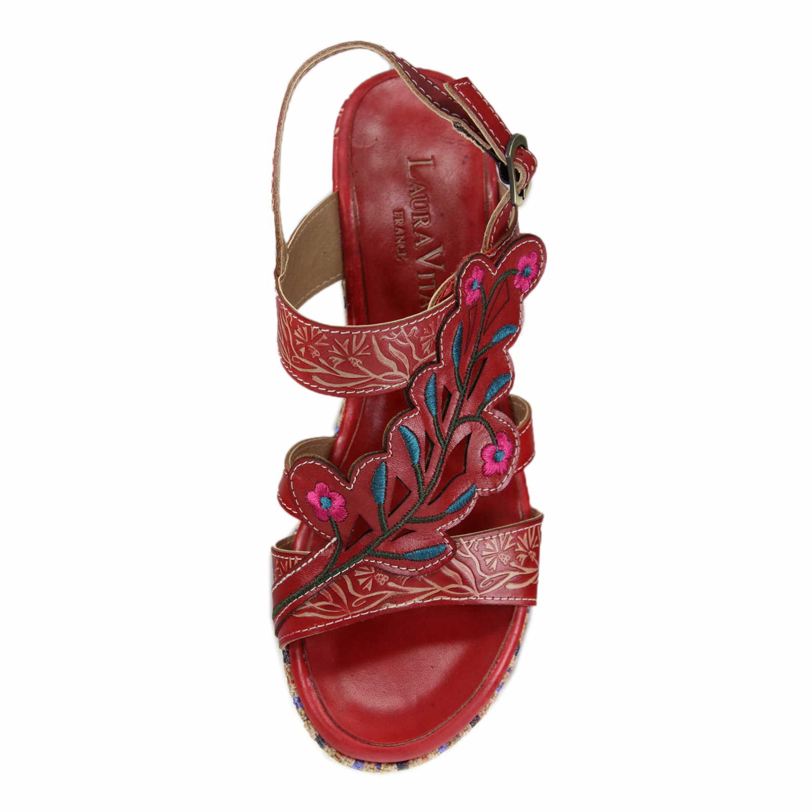 Laura Vita Sandalette für Damen in rot | Schuhparadies