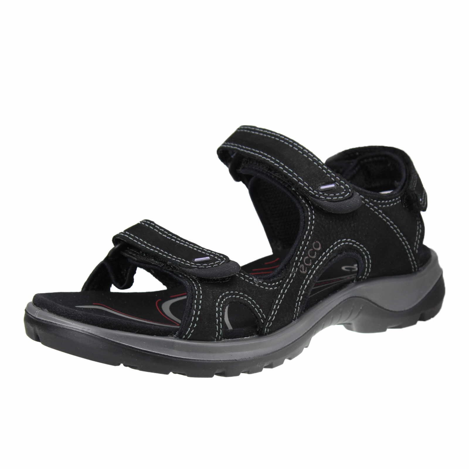 Ecco Sandalette für Damen in schwarz | Schuhparadies