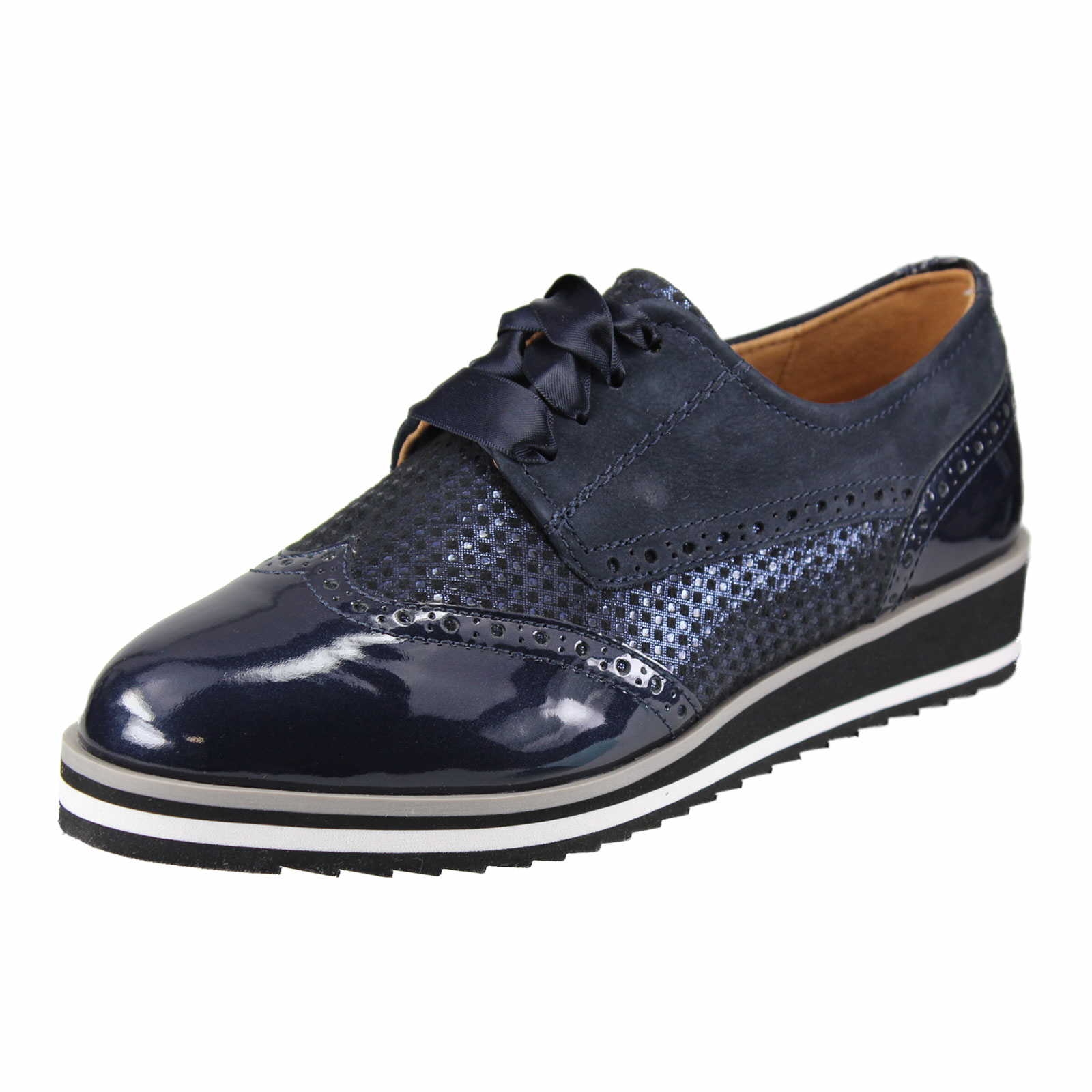 Caprice Schnürhalbschuh für Damen in blau | Schuhparadies