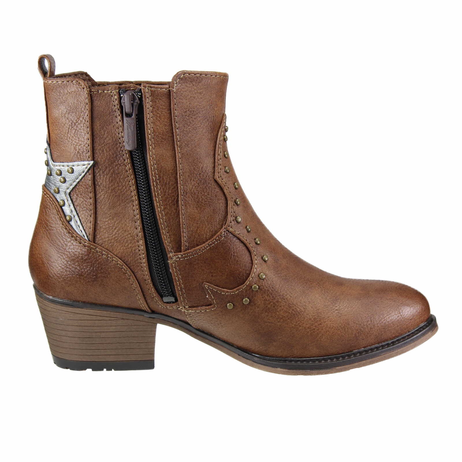 Mustang Shoes Stiefelette für Damen in braun | Schuhparadies