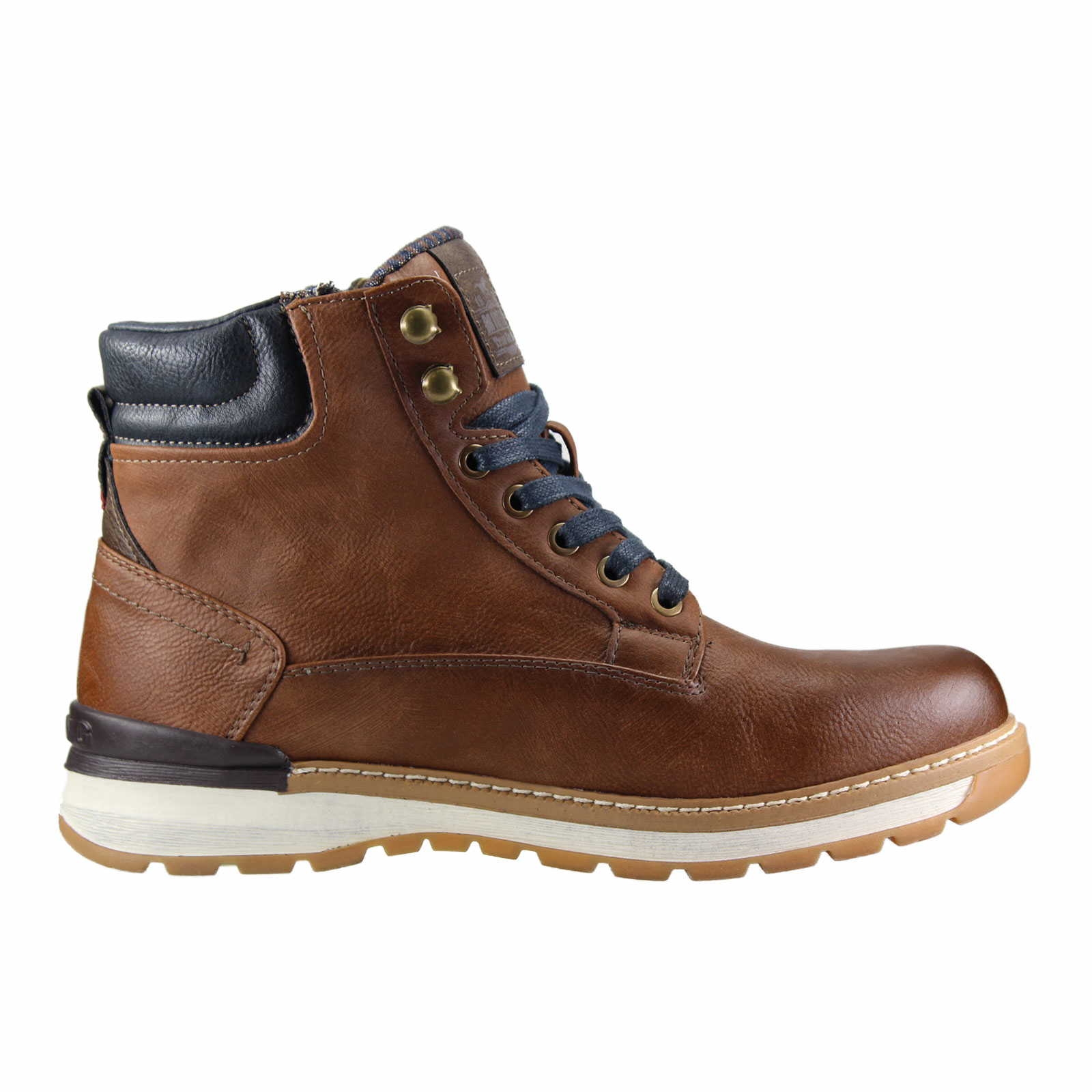 Mustang Shoes Schnür-Bootie für Herren in braun | Schuhparadies