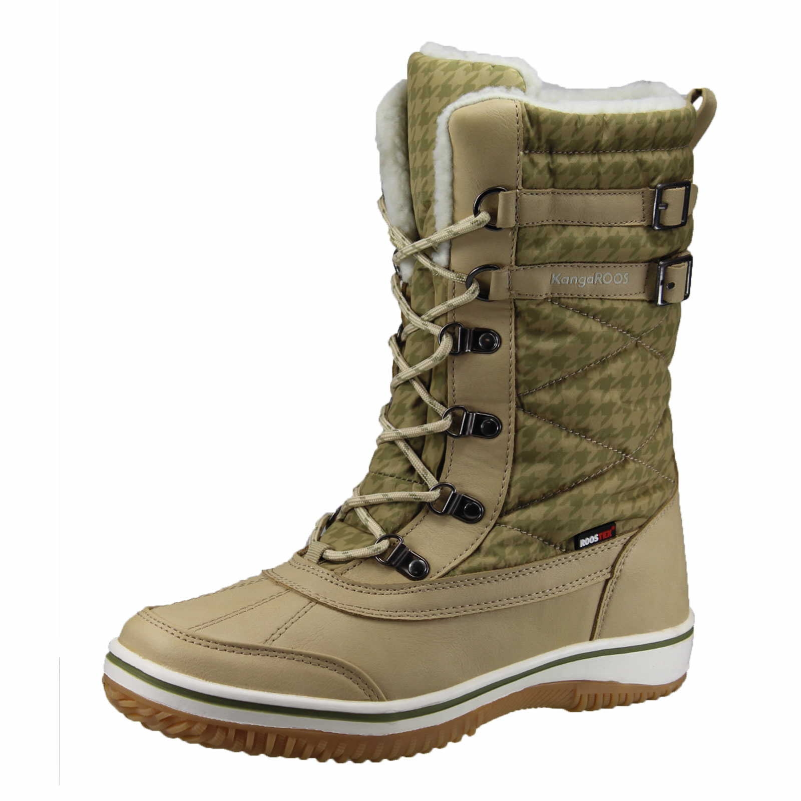 Kanga Roos Schnürstiefel für Damen in beige | Schuhparadies