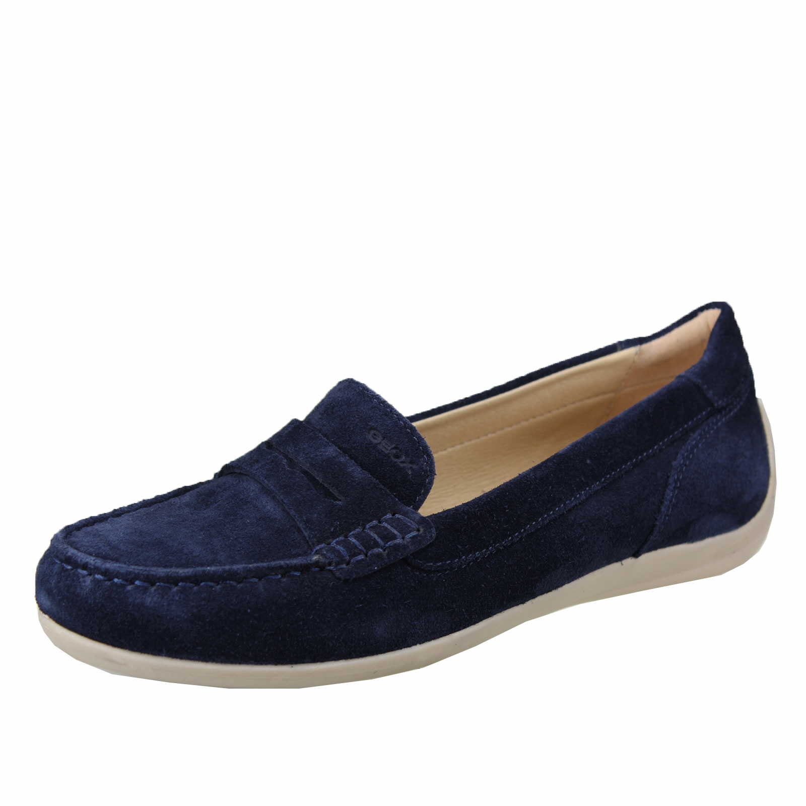 Geox Slipper für Damen in blau | Schuhparadies