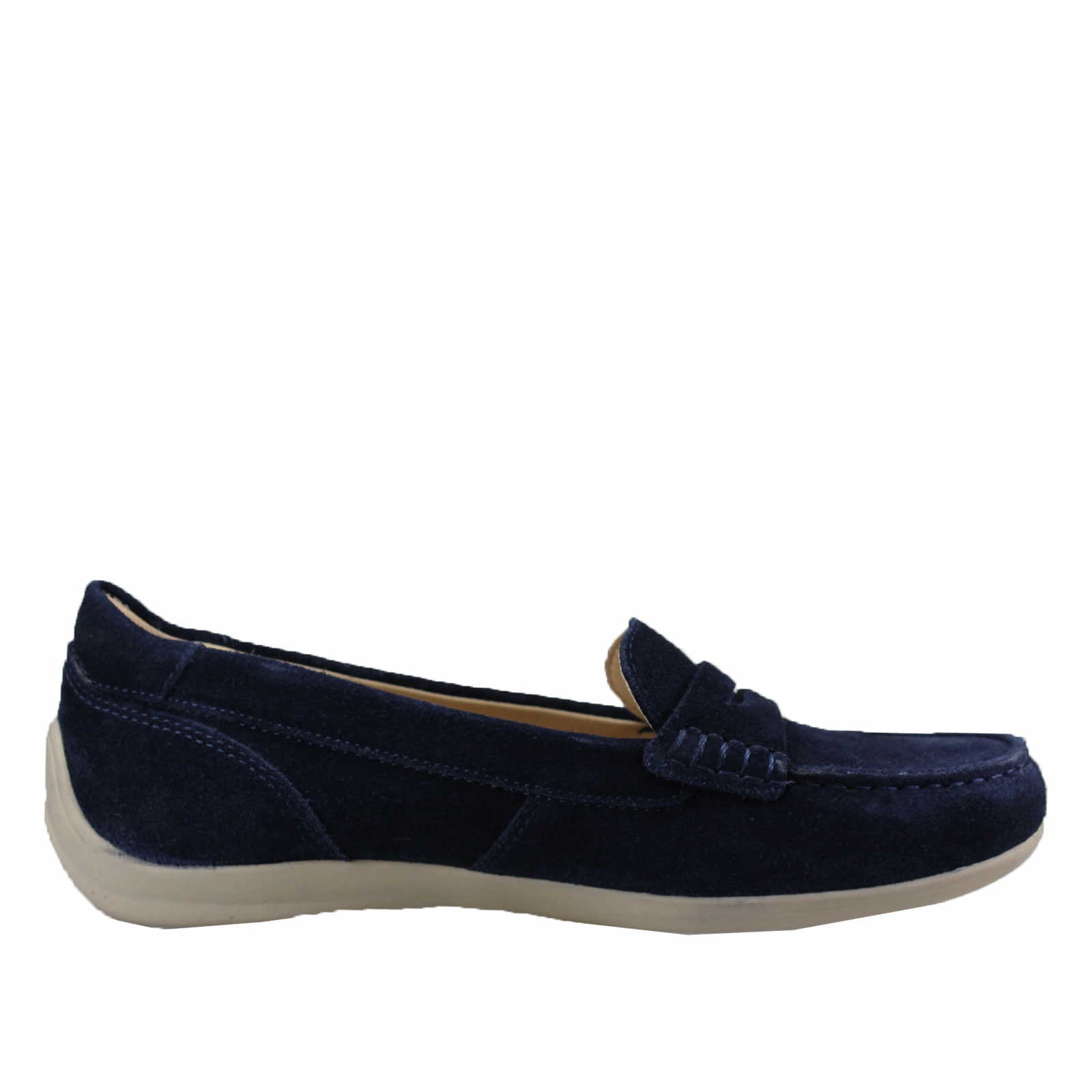 Geox Slipper für Damen in blau | Schuhparadies