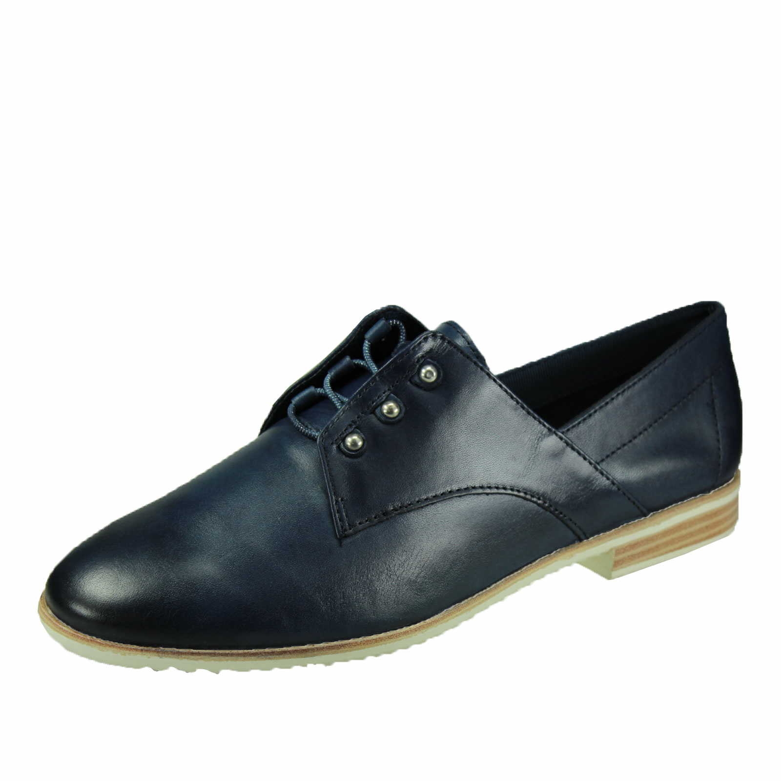 Tamaris Schnürhalbschuh für Damen in blau | Schuhparadies