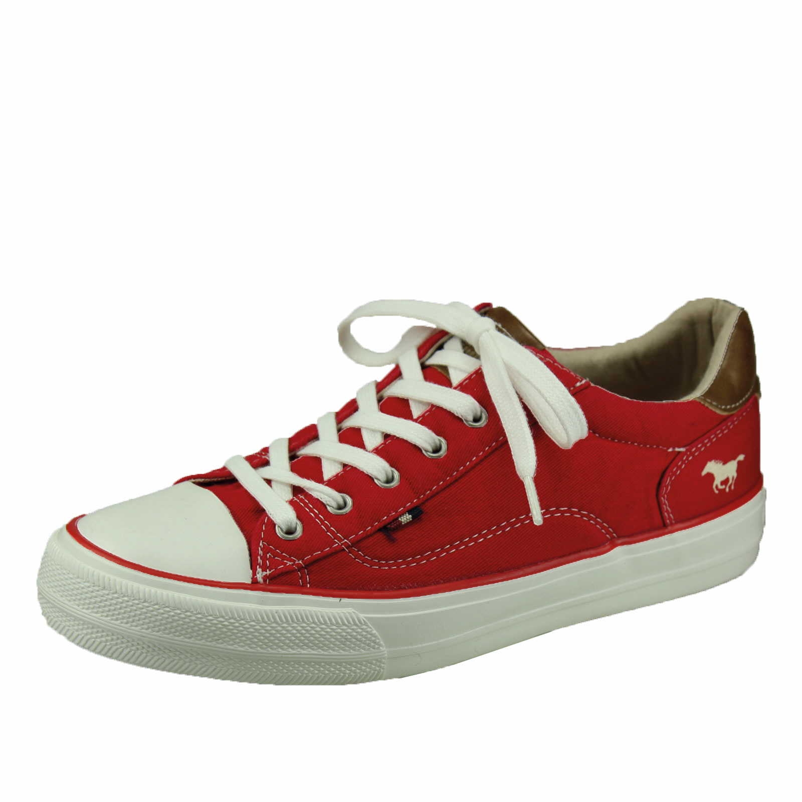Mustang Shoes Sneaker für Damen in rot | Schuhparadies