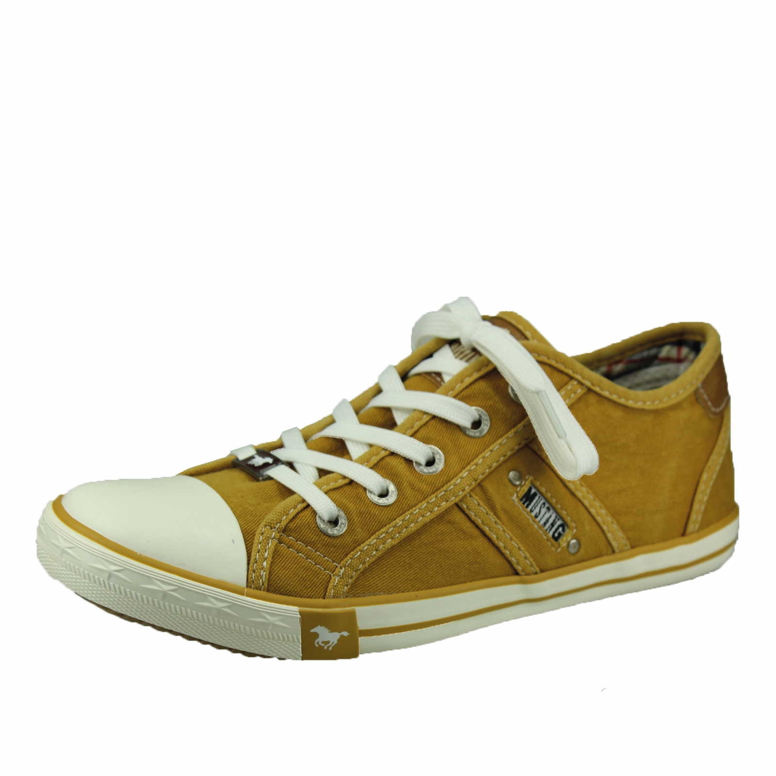 Mustang Shoes Sneaker für Damen in gelb | Schuhparadies