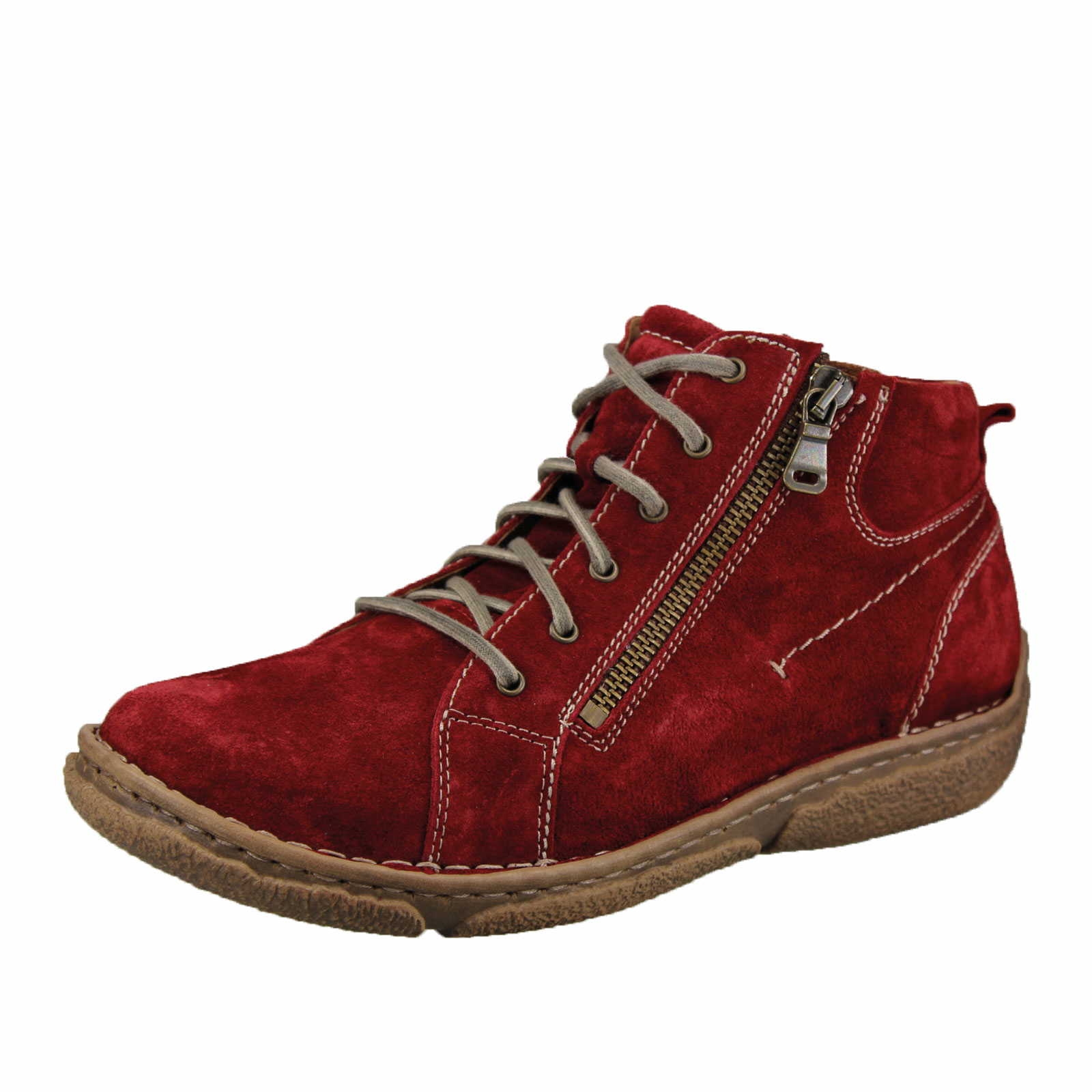 Josef Seibel Schnür-Bootie für Damen in rot | Schuhparadies