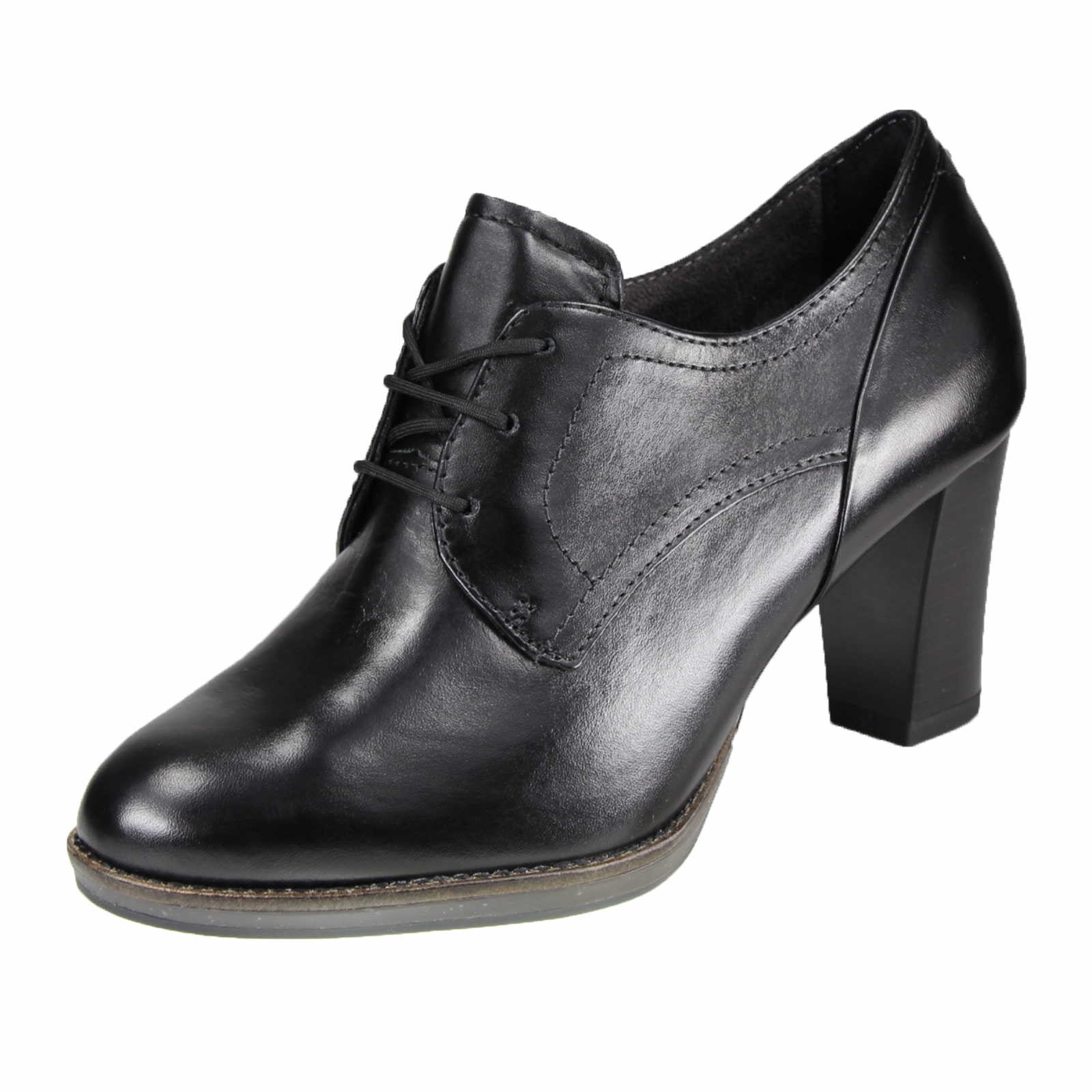 Tamaris Comfort Schnürhalbschuh für Damen in schwarz | Schuhparadies
